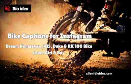660+ Top Bike Captions for Instagram, Attitude, Duke, R15 & Bullet